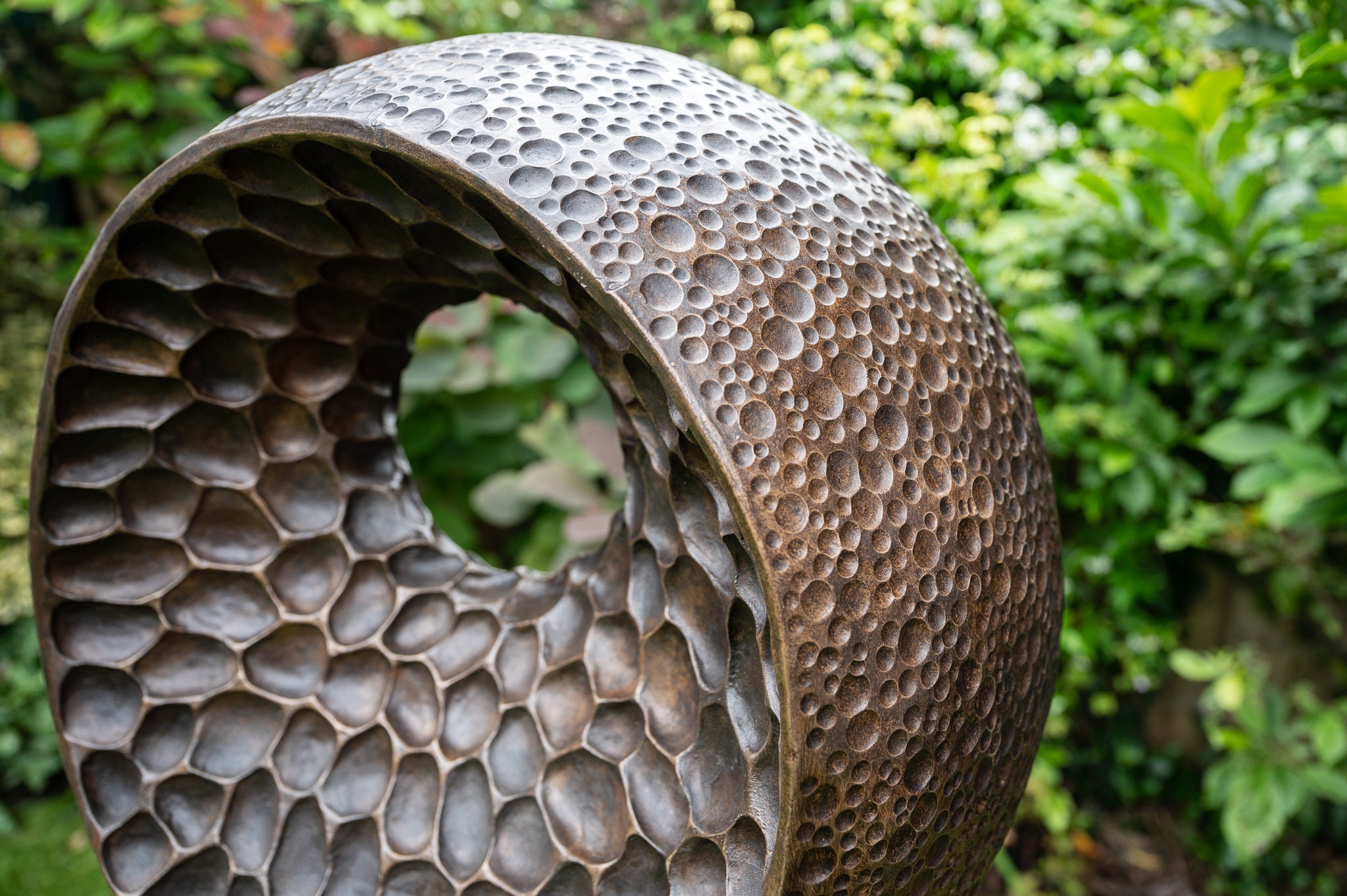 'XL Abstract Form II', Limited edition bronze garden sculpture