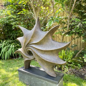 Large Garden Sculpture, Bronze Abstract Sculpture, Ocean Sculpture ...