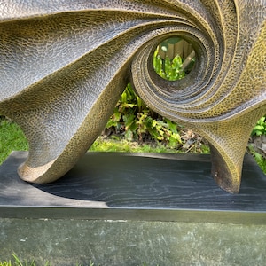 Large Garden Sculpture, Bronze Abstract Sculpture, Ocean Sculpture ...