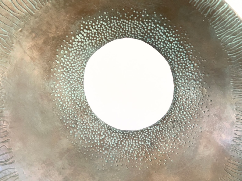 Large Garden Sculpture, Outdoor Bronze With Verdigris Patina Abstract ...