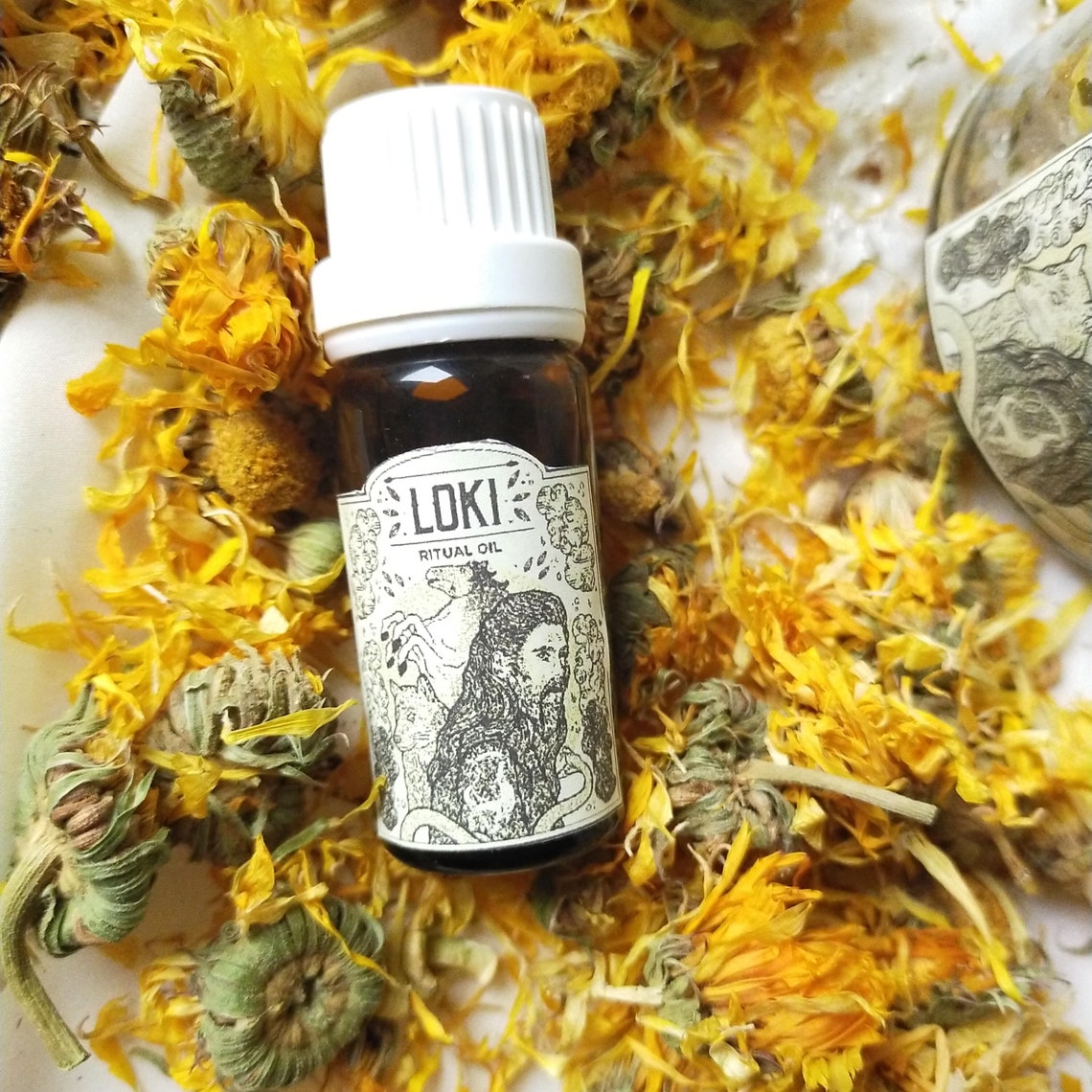 Loki Ritual Anointing Oil Herbal Oil Norse Witchcraft | Etsy
