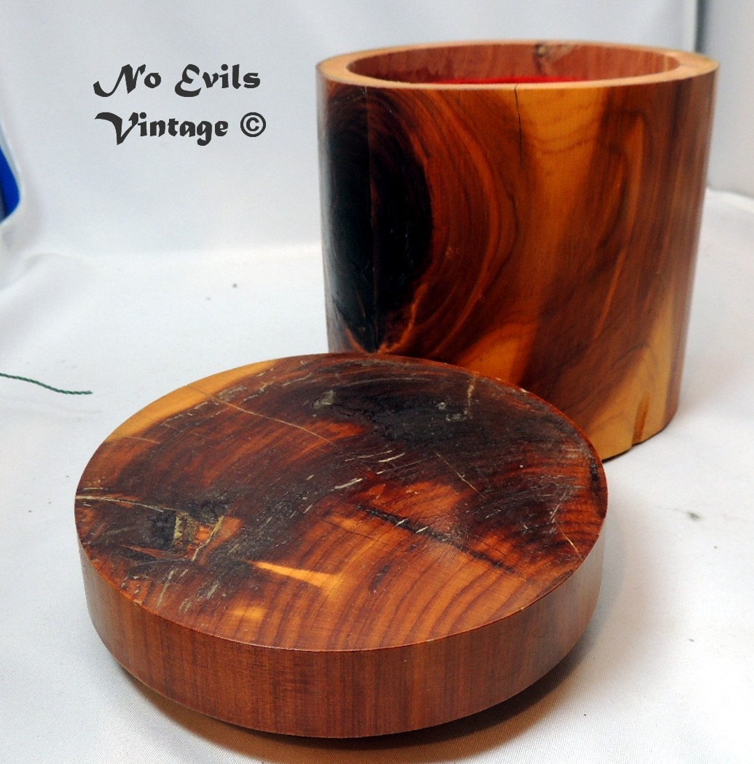 Red Cedar Box Handmade Wood Trinket Treasure Aromatic Box - Etsy