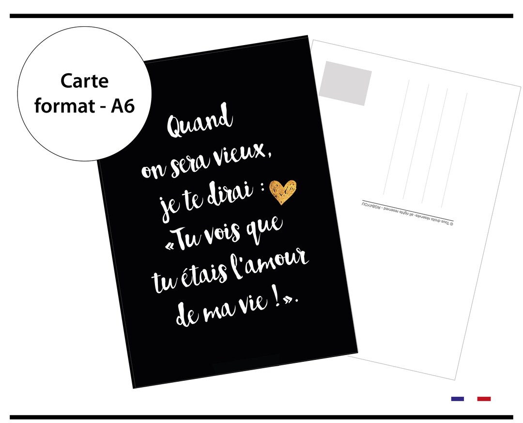 The Most Beautiful Declarations of Love on a Postcard. Gift Idea for ...