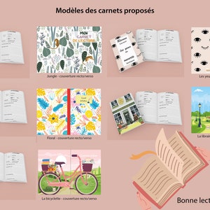 Nouveau Carnet de lecture A5, carnet Couverture rigide Livre de ...