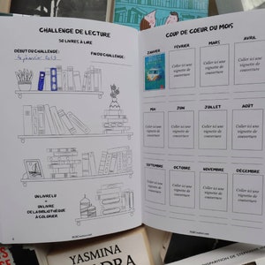 Nouveau Carnet de lecture A5, carnet Couverture rigide Livre de ...