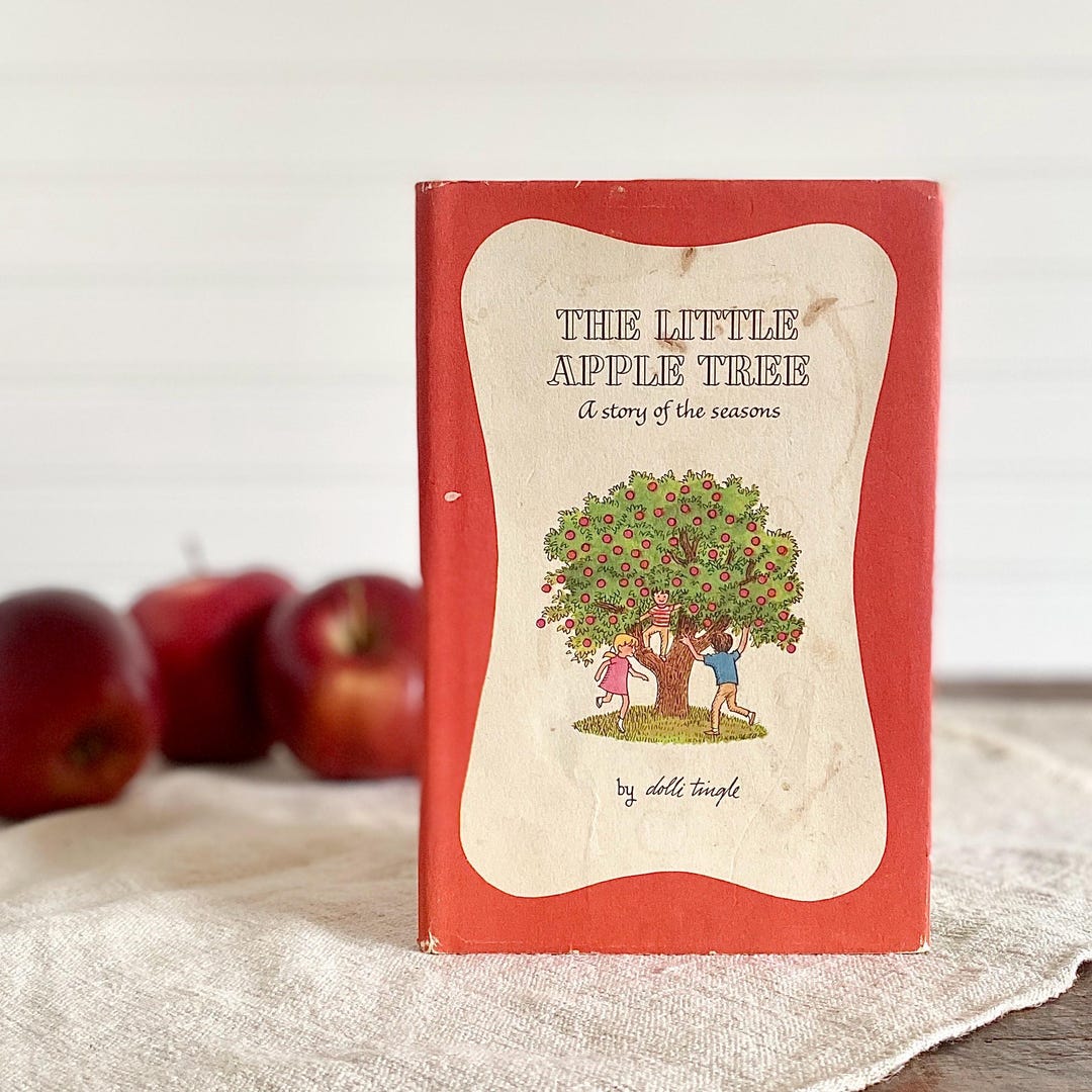 Petite Hardback "the Little Apple Tree: A Story of Seasons” // Antique ...