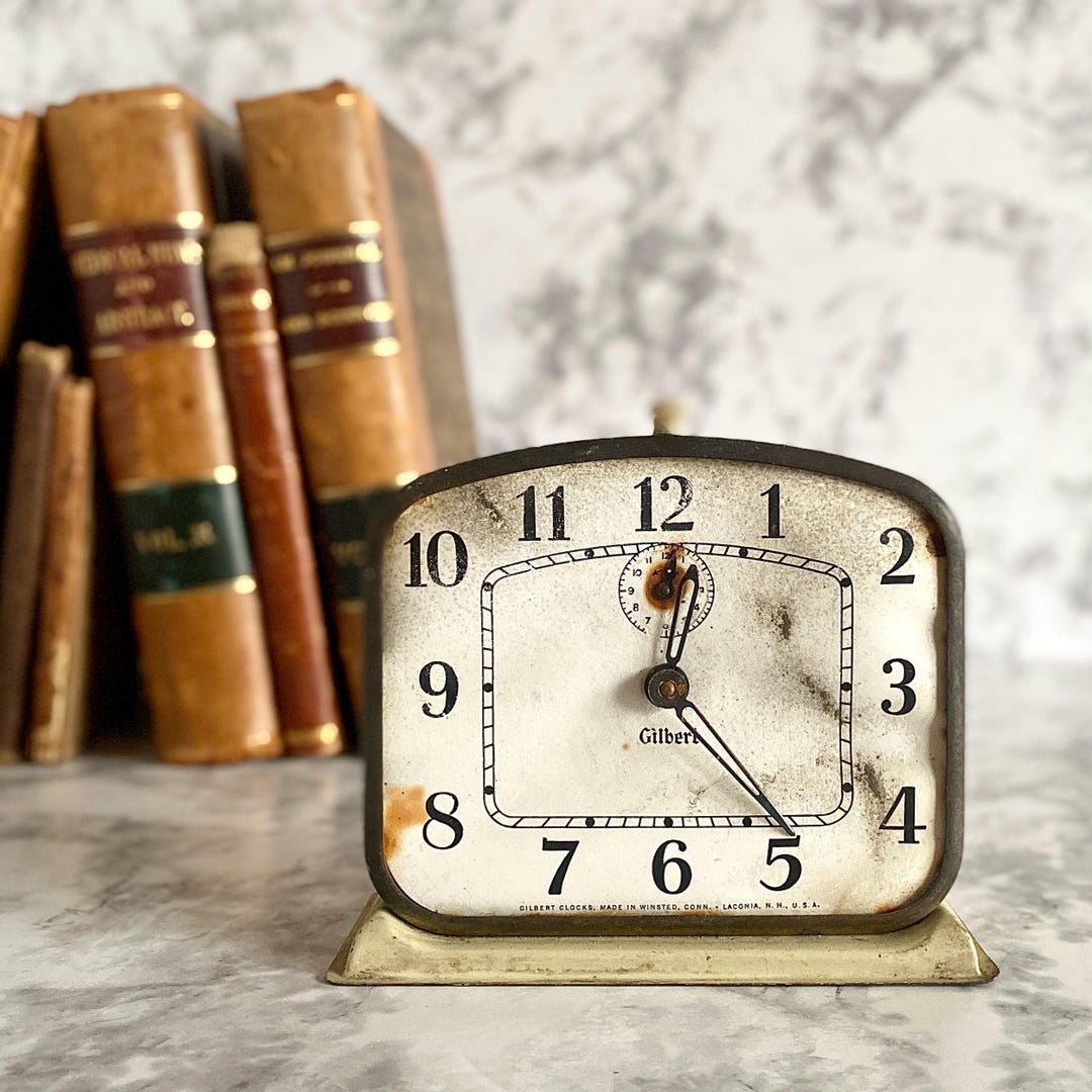 Gilbert Company Alarm Clock // Retro Midcentury Modern Timepiece ...