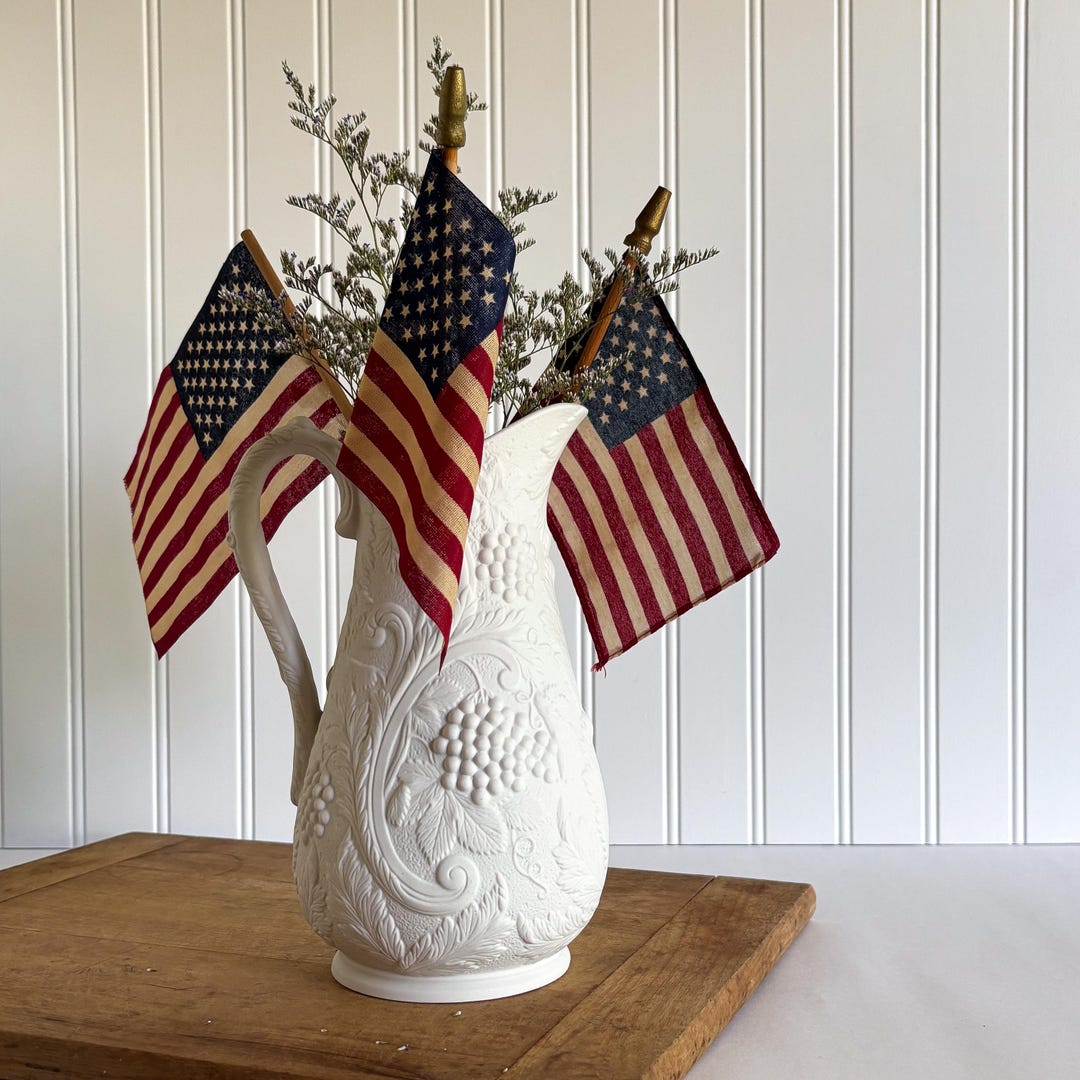 Unglazed Parian Ware Relief Pitcher // British Heritage Collection ...