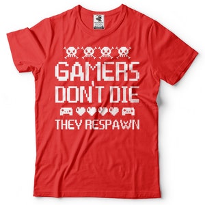 Gamer T-shirt Gaming Console Funny 2D Pixel Old School Gift for Son Tee ...