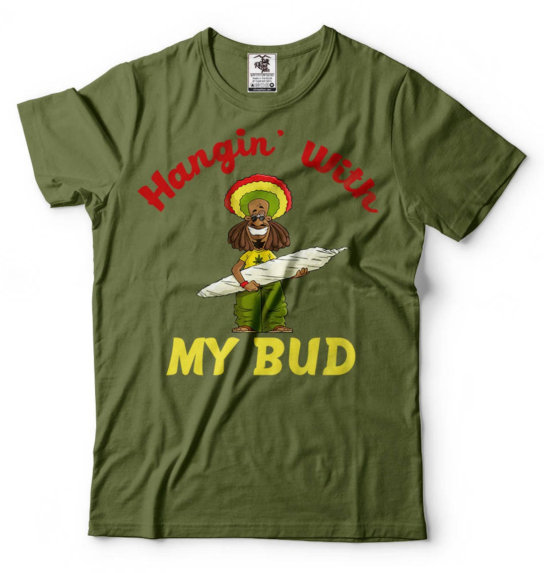 Marijuana T-shirt Funny Bud Smoker Rastafarian Cannabis Tee Shirt - Etsy