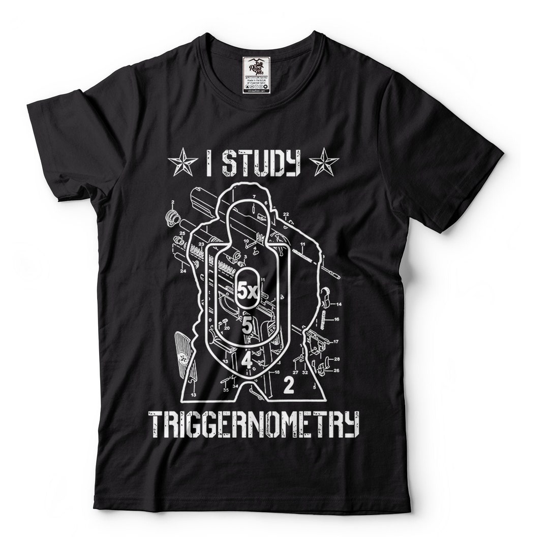 Triggernometry T-shirt Funny Shooting Range Gun Fan Pistol T-shirt - Etsy