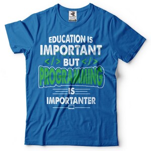 Programming T-shirt Funny Programming Gift for Programmer Graphic Cool ...