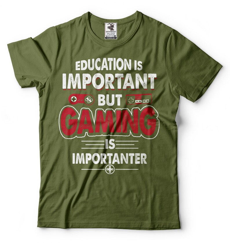 Gaming T-shirt Gift for Gamer Funny Gaming Console PC Gamer - Etsy