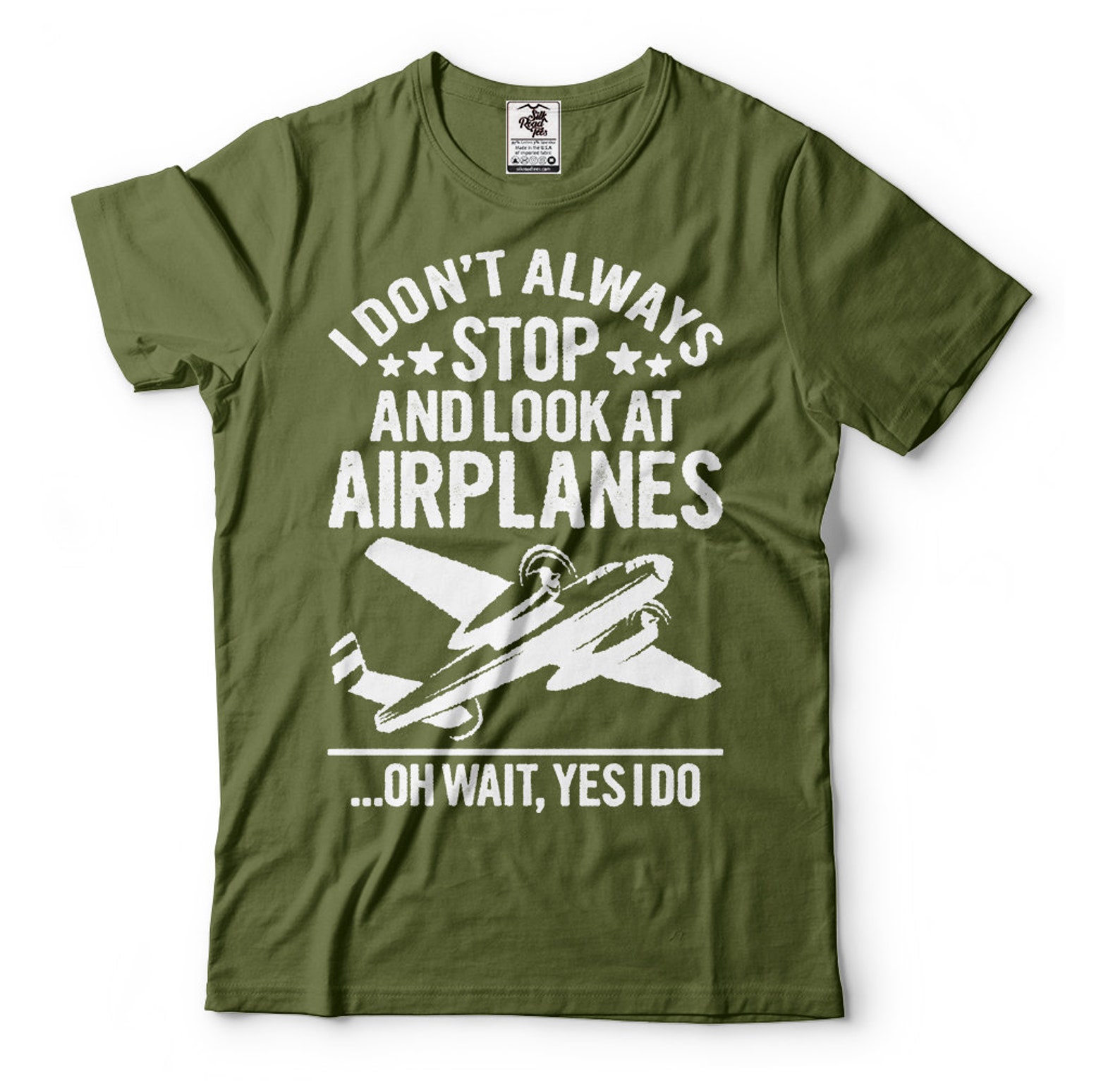 Airplane T-shirt Funny Pilot Airplane Fan Aviation Day Cool - Etsy