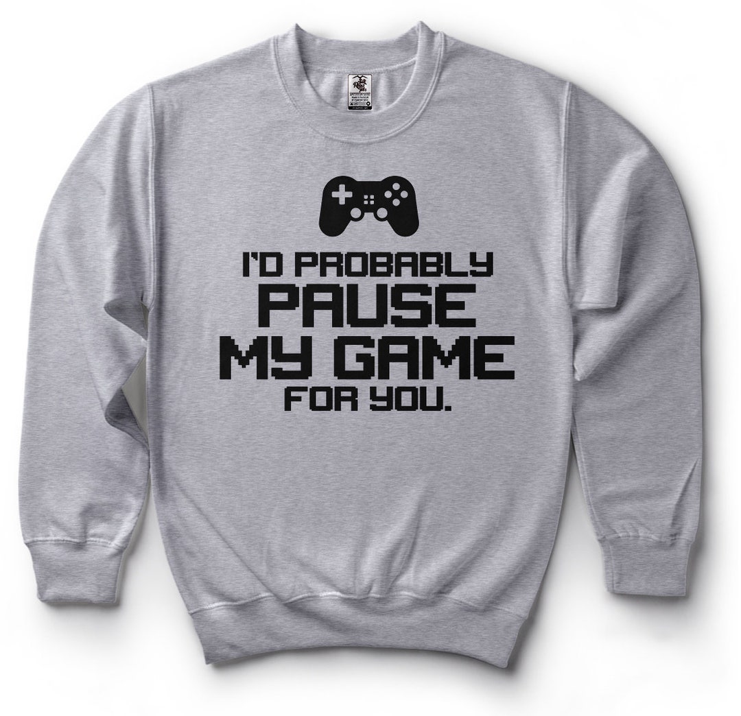 Gamer Sweatshirt Funny 2D Gaming Console Pixel Fleece - Etsy