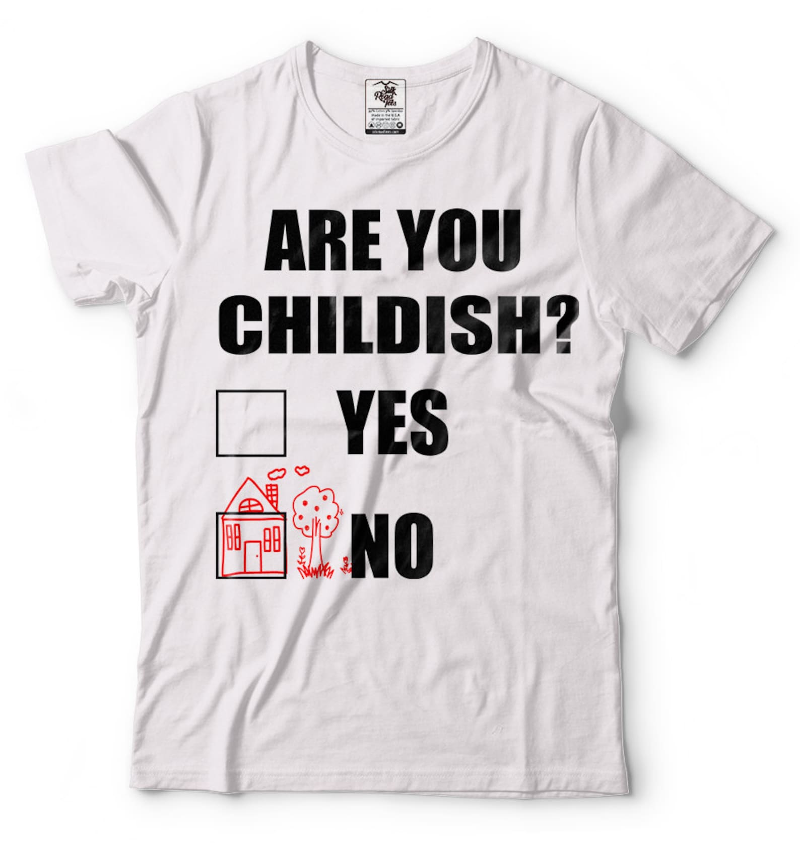 Are You Childish T-shirt Funny Graphic Humor Meme Gift for - Etsy