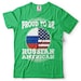 Russian American T-shirt Gift for Russian Patriotic Russia Day - Etsy