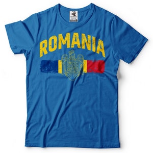 Romania T-shirt Romania Flag Romanian Diaspora Nationality Patriotic ...