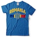 Romania T-shirt Romania Flag Romanian Diaspora Nationality Patriotic ...