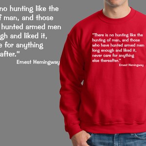 Police Sweater Funny Policeman Ernest Hemingway Sweatshirt Christmas ...