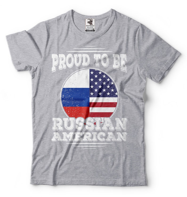 Russian American T-shirt Gift for Russian Patriotic Russia Day - Etsy