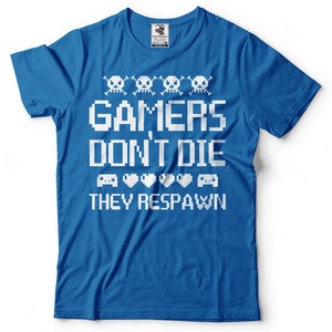 Gamer T-shirt Gaming Console Funny 2D Pixel Old School Gift for Son Tee ...