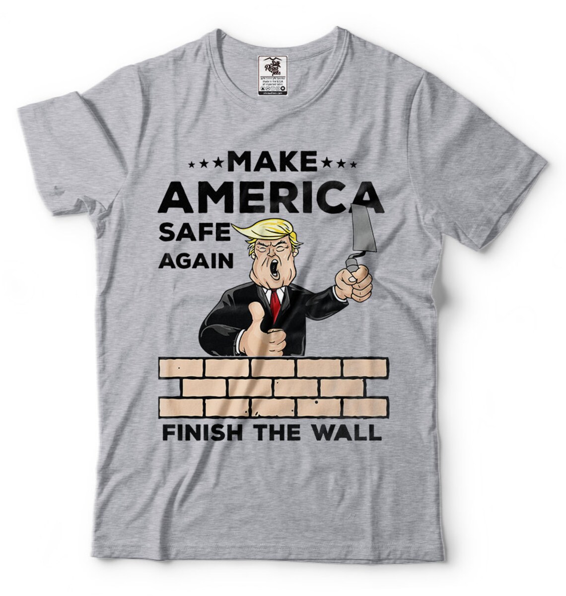 Trump T-Shirt Funny Donald Trump Border Wall Election Day 2020 | Etsy