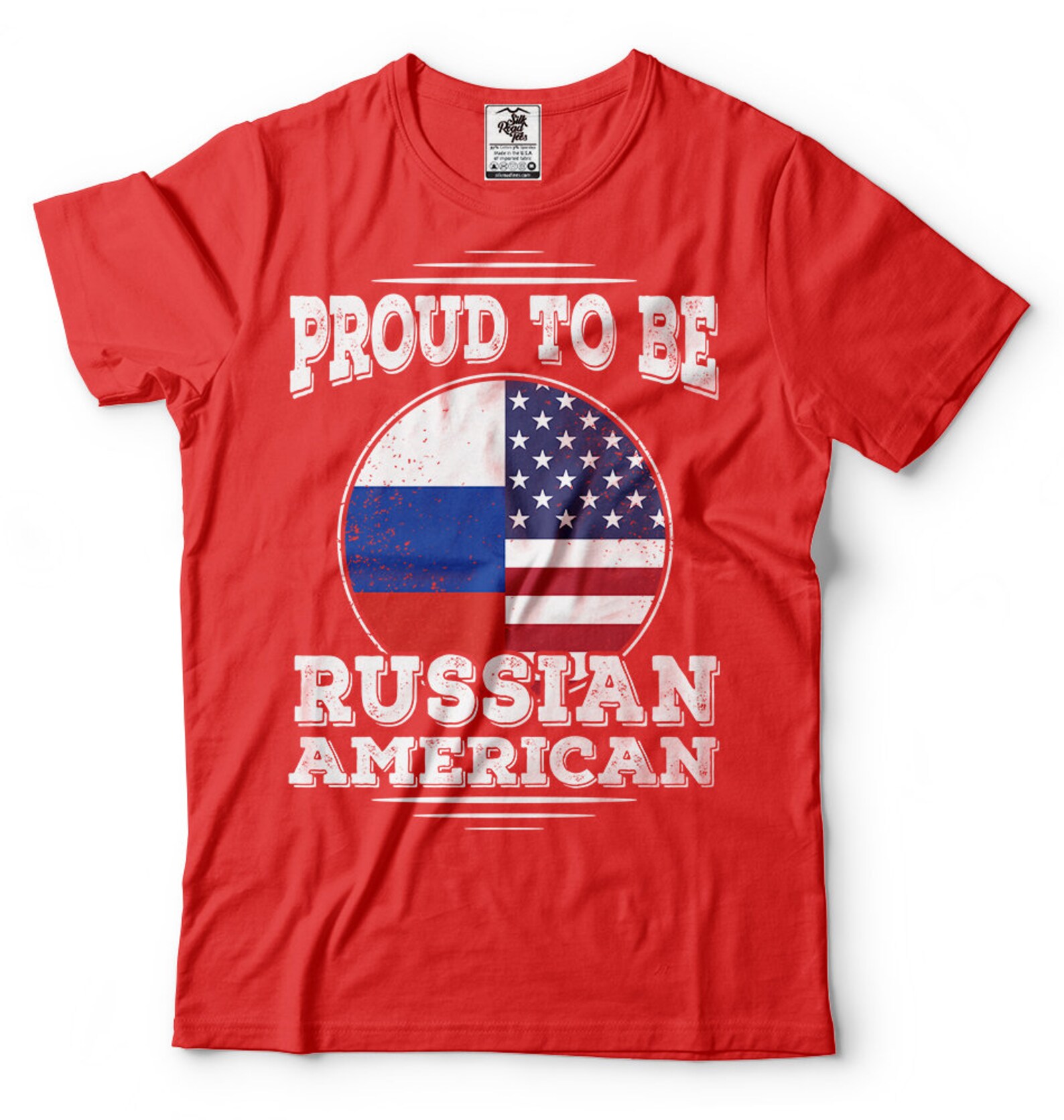Russian American T-shirt Gift for Russian Patriotic Russia Day - Etsy
