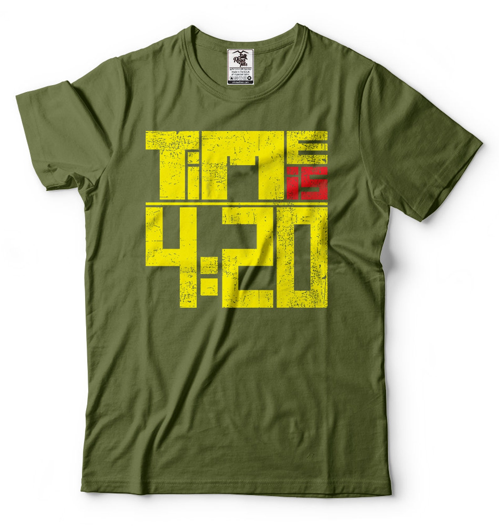 Time is 4:20 T-shirt Marijuana Day Funny Weed Cannabis Pot - Etsy