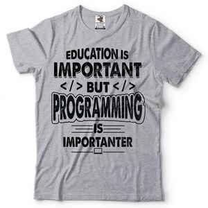 Programming T-shirt Funny Programming Gift for Programmer Graphic Cool ...