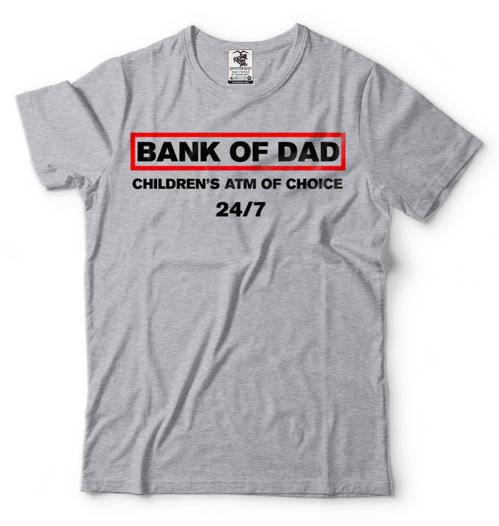Bank of Dad T-shirt Funny Father's Day Gift Father Dad - Etsy