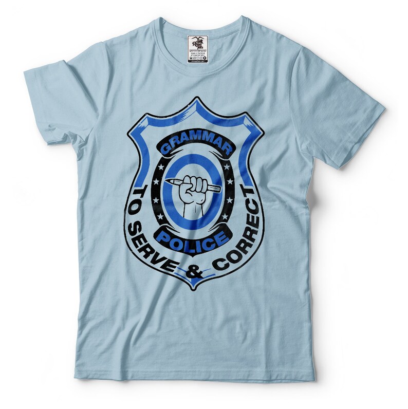 Grammar Police T-Shirt Gift For Teacher English Teacher Shirt | Etsy