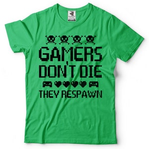 Gamer T-shirt Gaming Console Funny 2D Pixel Old School Gift for Son Tee ...