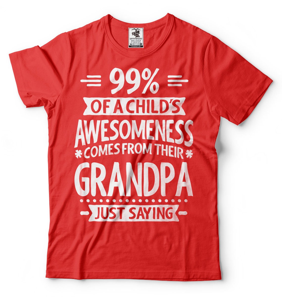 Grandfather T-shirt Gift for Grandpa Funny Pop Pop Granddaddy - Etsy