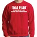 Aviator Sweatshirt Pilot Sweater Gift for Pilot Birthday Gift ...