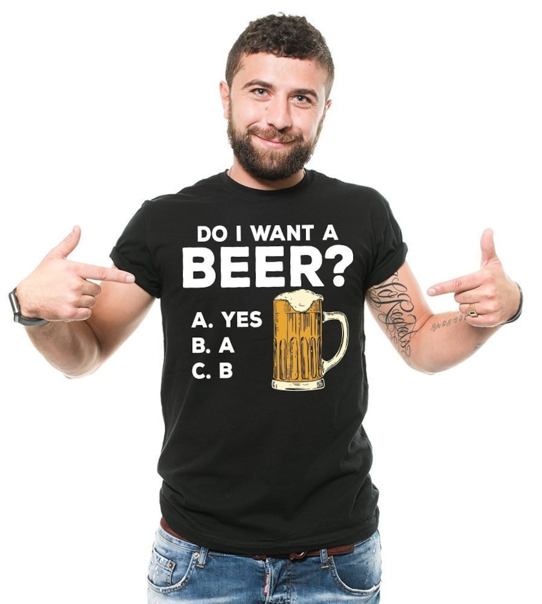 Beer T-shirt Funny Beer Drinker Shirt Drinking Part Beer Fan Tee Shirt ...