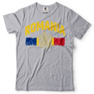 Romania T-shirt Romania Flag Romanian Diaspora Nationality Patriotic ...
