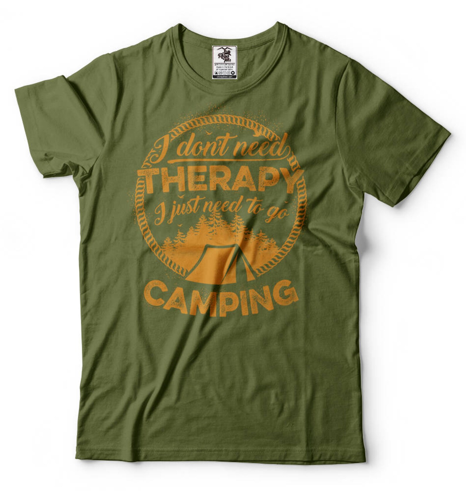Camping T-shirt Funny Camping Tee Shirt Outdoor Tshirt - Etsy