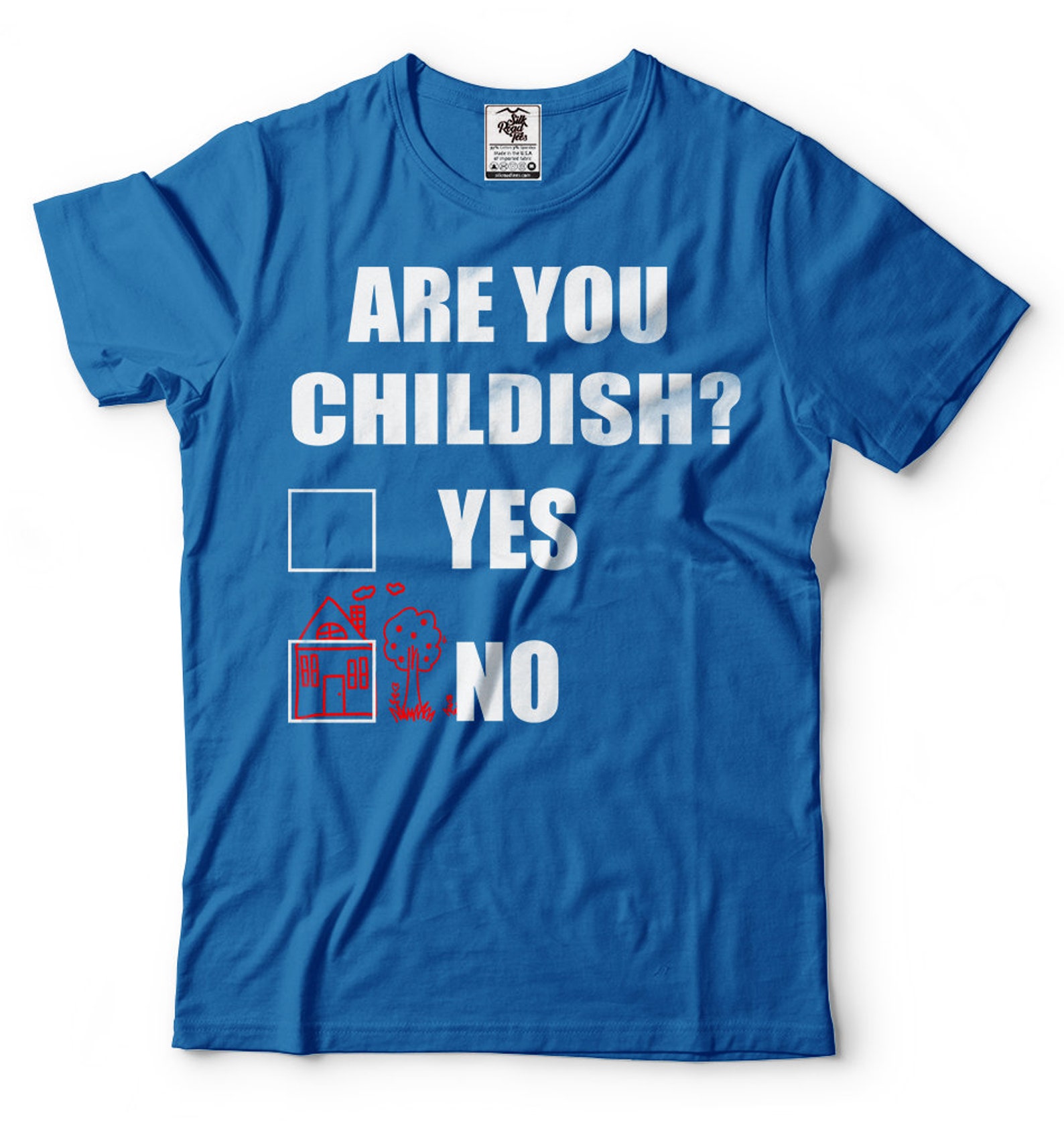 Are You Childish T-shirt Funny Graphic Humor Meme Gift for - Etsy