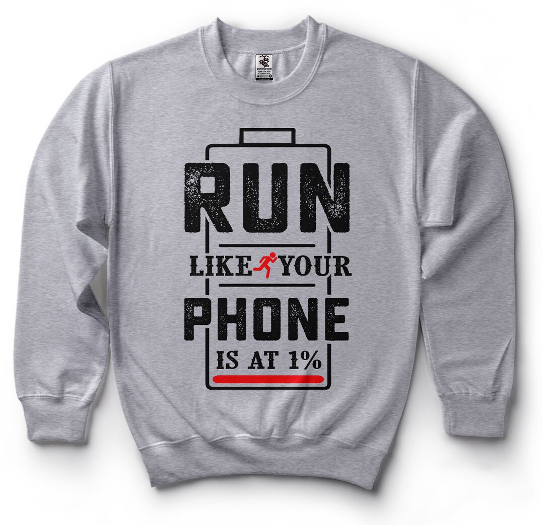 Running Sweatshirt Runner Sweater Funny Fitness Workout Fleece Sweater ...