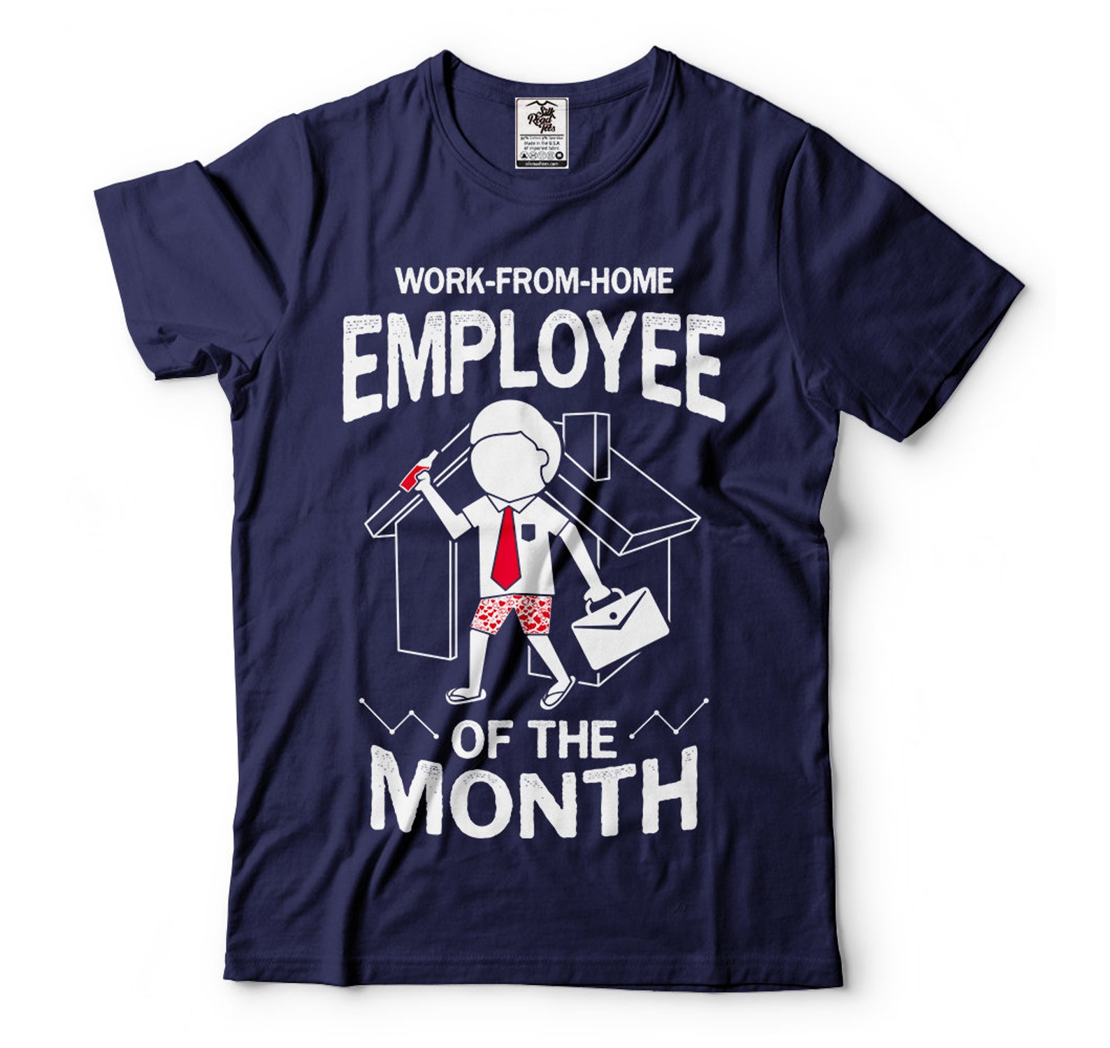 Funny Employee of the Month T-shirt Work From Home T-shirt - Etsy