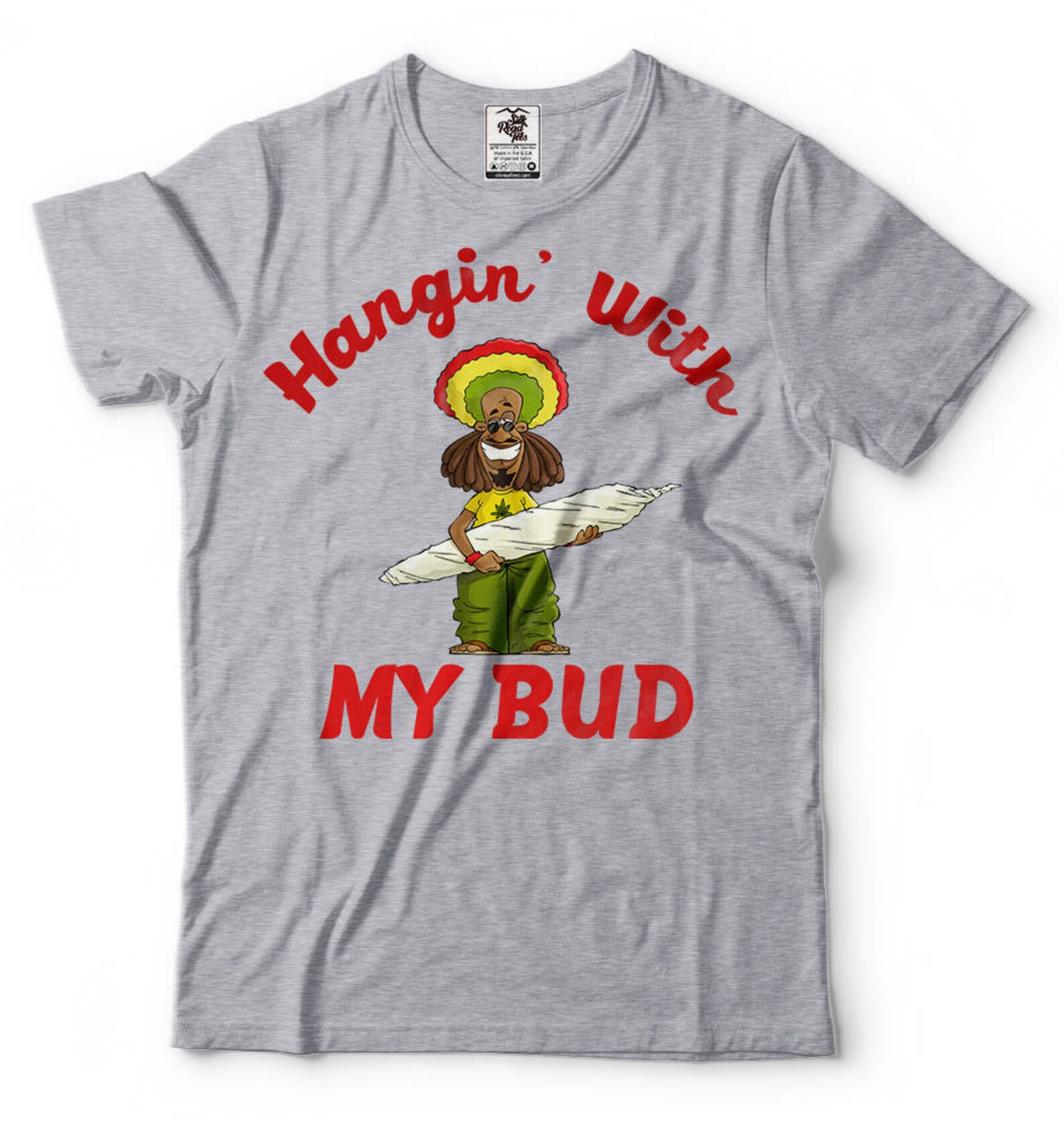 Marijuana T-shirt Funny Bud Smoker Rastafarian Cannabis Tee - Etsy