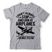 Airplane T-shirt Funny Pilot Airplane Fan Aviation Day Cool - Etsy