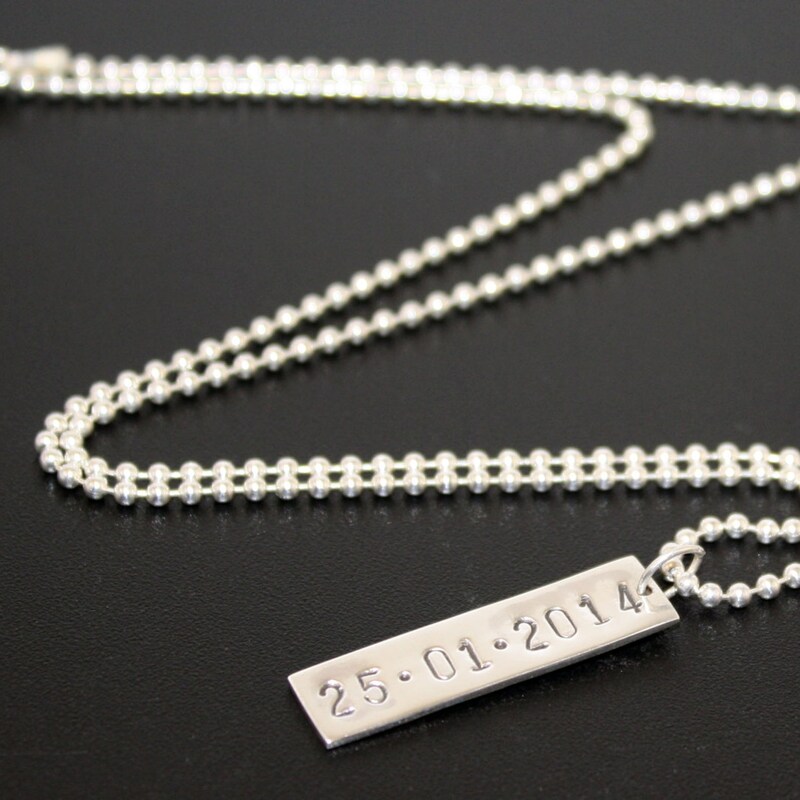 Silver Dog Tag - Etsy