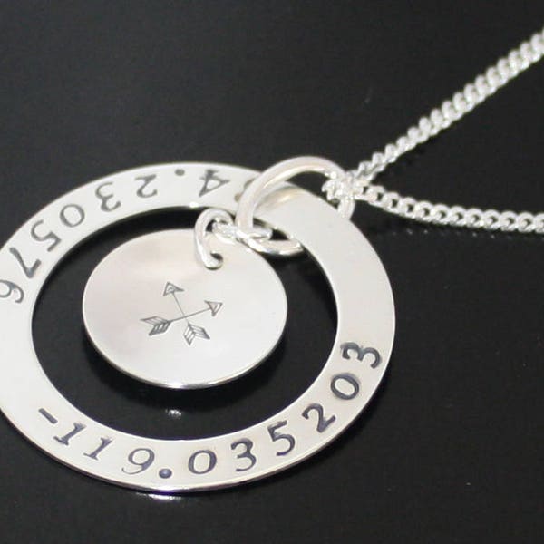 Coordinate Necklace - Etsy