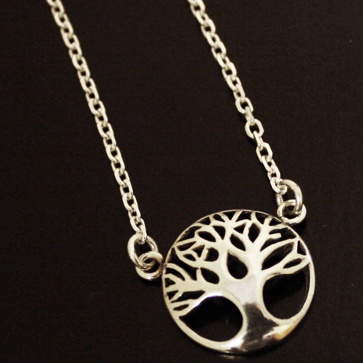 Tree of Life Necklace, Sterling Silver Family Tree Pendant, Mothers Day ...