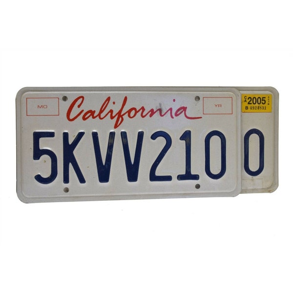 California Blue License Plate - Etsy