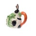 Fitz and Floyd 1987 Kensington Rabbit Cabbage Teapot Carrot Handle 45oz ...