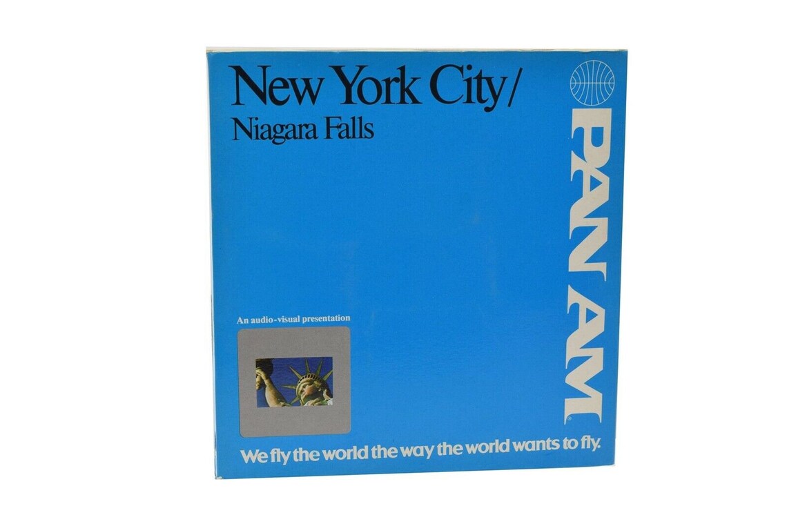 Pan Am Airline Audio Visual Slide Presentation Cassettes New - Etsy