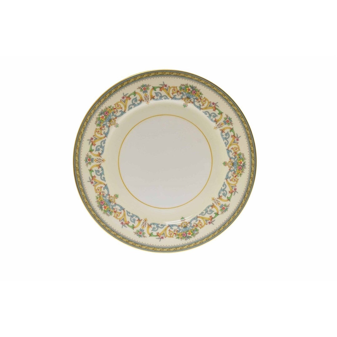 Henley by Aynsley Smooth Gold Trim Green Backstamp 8 1/4" Salad Plate ...